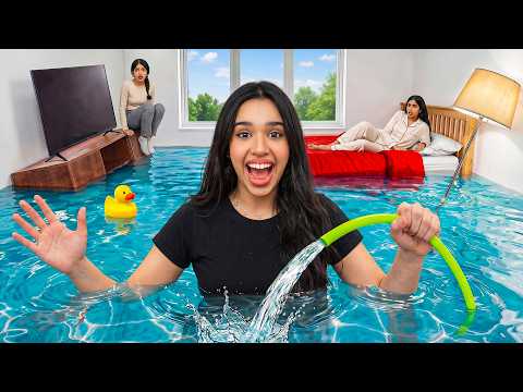 شفا: غرقت غرف غزل وريم بالموية !! 🌊😱 مفاجأة في النهاية ! 💥
