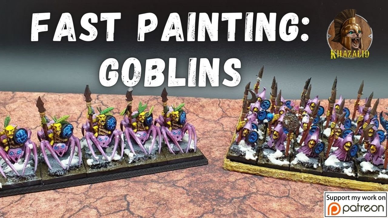 Fast Painting🔥PINK GOBLIN mini ARMY - YouTube