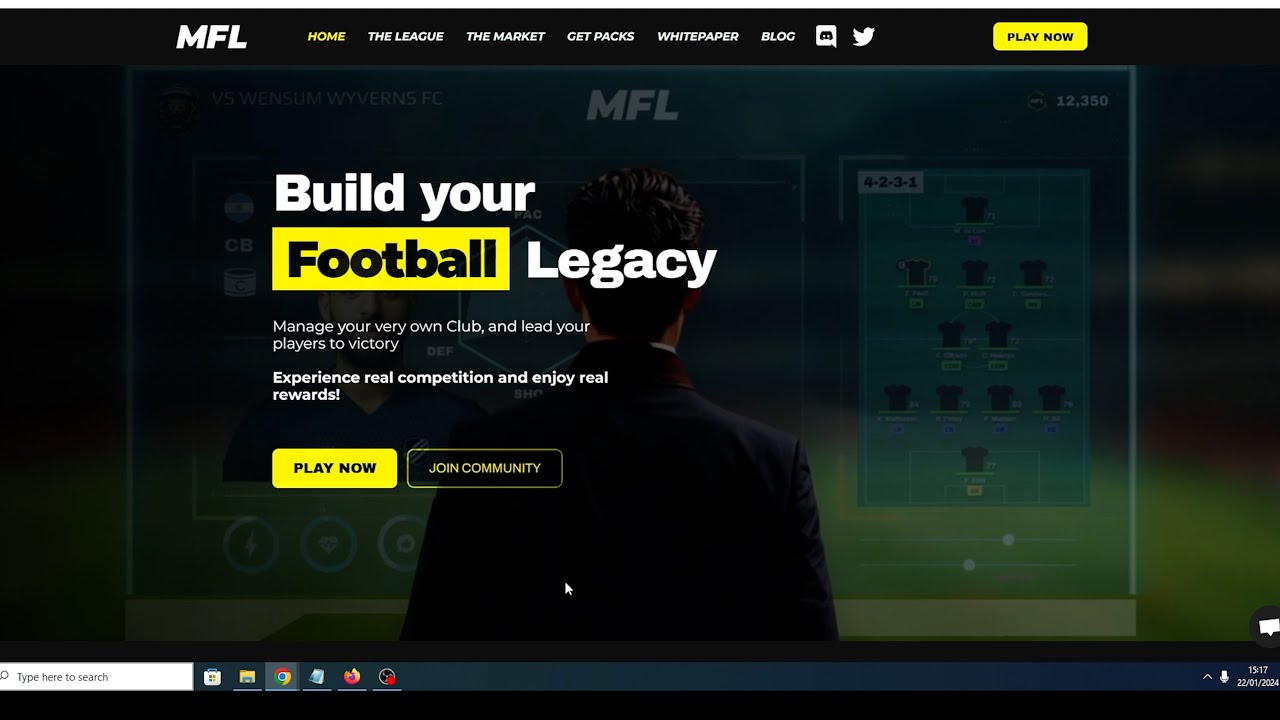 Metaverse Football League Manage Your Very Own Football Club - YouTube