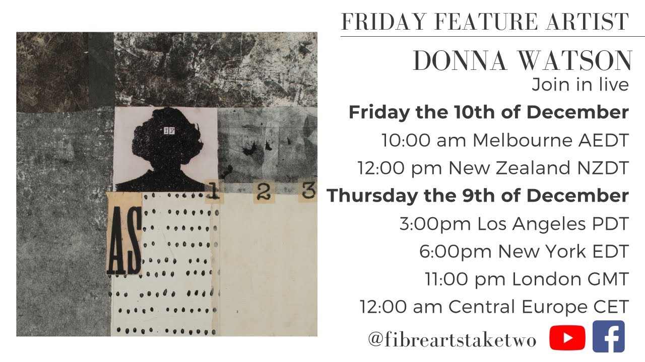 Friday Feature Artist - Donna Watson - YouTube