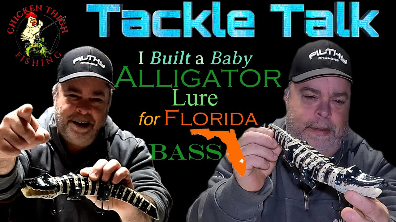 Tackle Talk (S3, Ep. 1) Building a Homemade Alligator Lure to Fish for ...