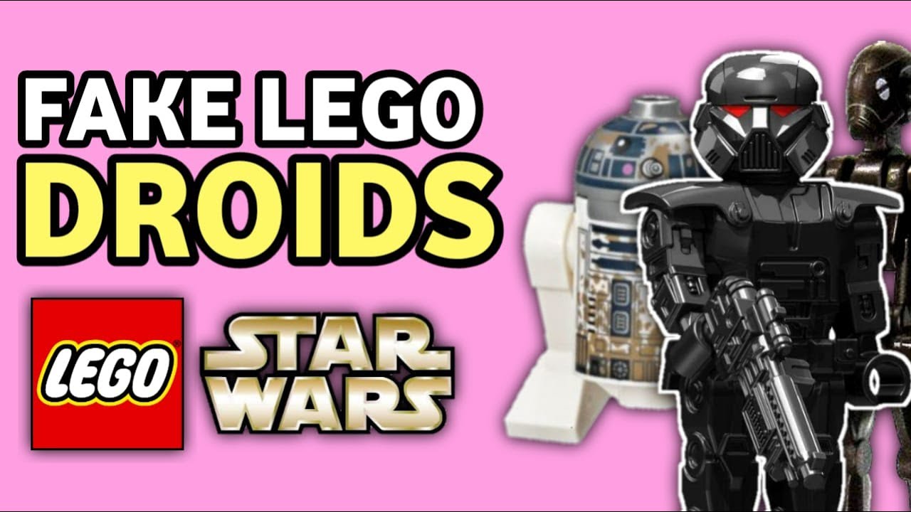 Fake LEGO Star Wars Droids Minifigures Compilation!!! (Dark Trooper ...