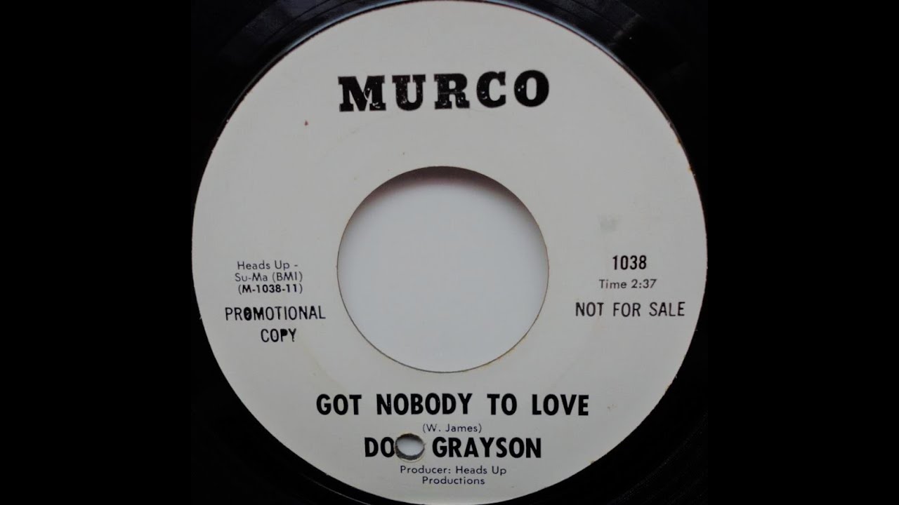 Dori Grayson - Get Nobody To Love *Murco Records* - YouTube
