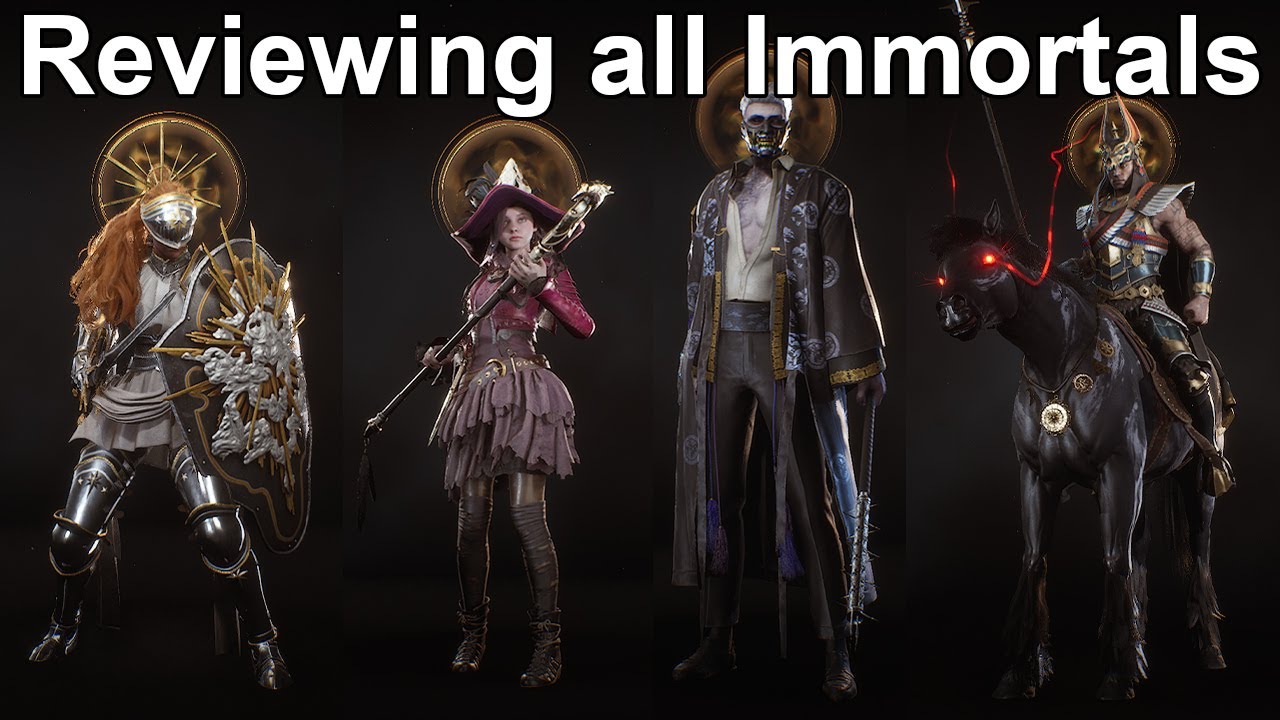 Reviewing all Immortal classes in Warhaven - YouTube