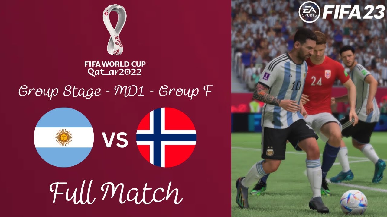 FIFA 23 | FIFA World Cup Qatar 2022 | Group Stage | Matchday 1 ...