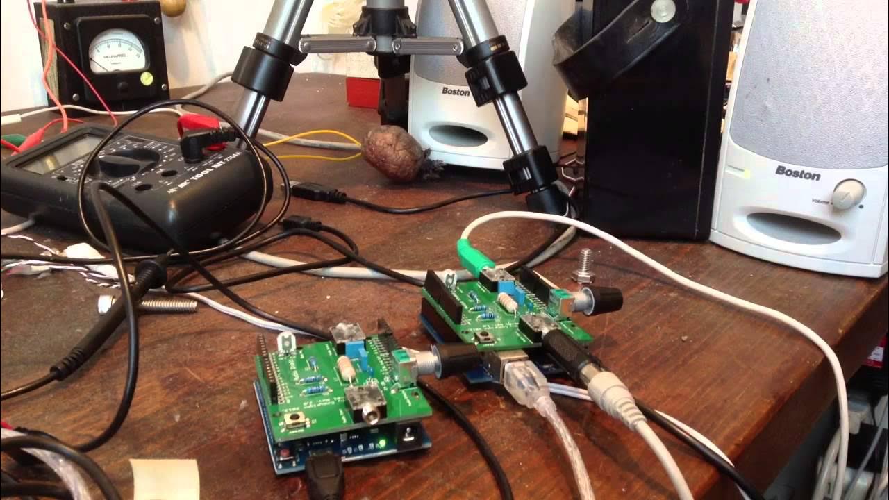 Arduino DSP shifting ring modulation for guitar - YouTube