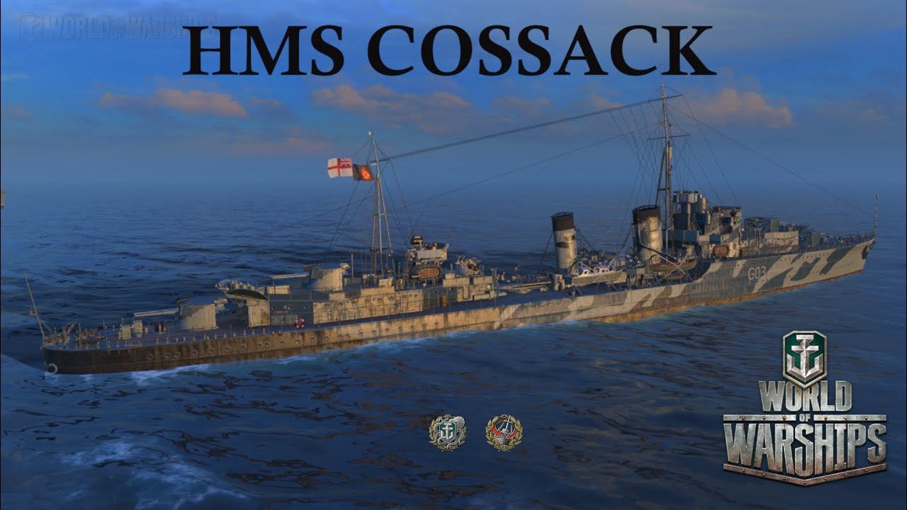 WoWS - HMS Cossack - YouTube