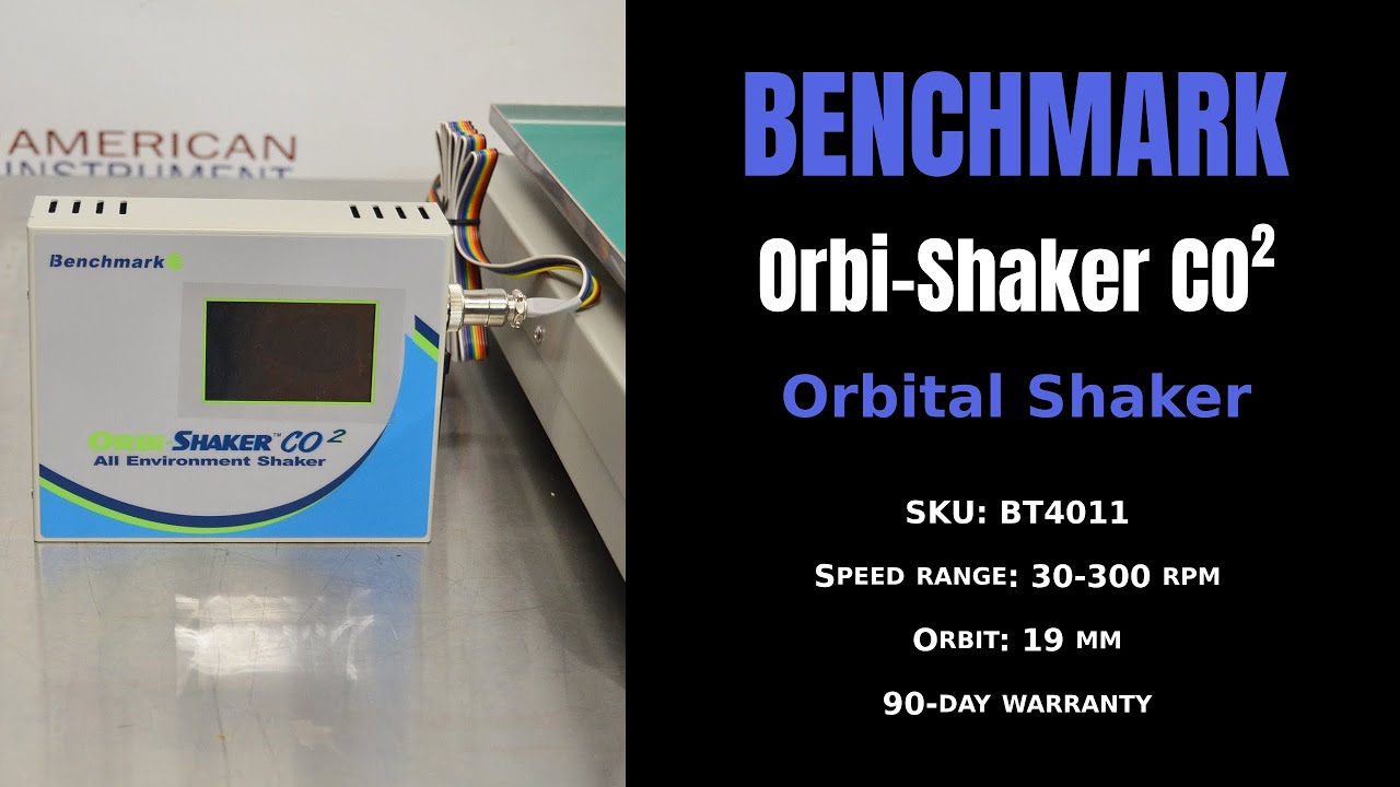 Benchmark Orbi-Shaker CO2 Orbital Shaker (Item - 4846M SHAKER) - YouTube