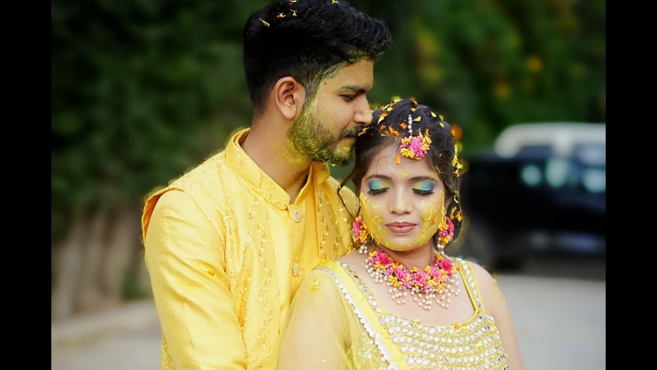 cinematic Haldi video | Shivangi & Samarth | Roseberry films | Roshan prajapati - YouTube