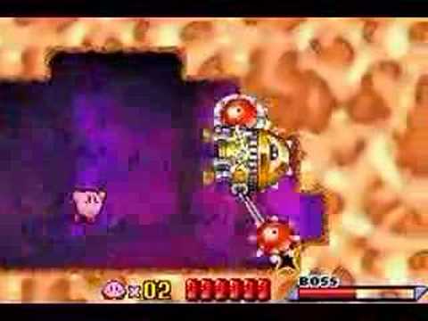 Kirby: Nightmare in Dream Land Boss fight Heavy Mole 33 - YouTube