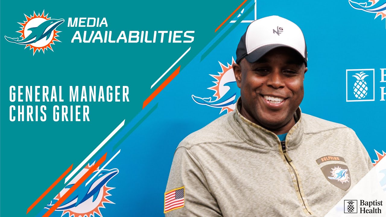 Chris Grier meets with the media | Miami Dolphins - YouTube