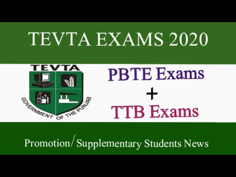 TEVTA & PBTE Update about DAE Exams 2020 and SUPPLY decision|Civil ...