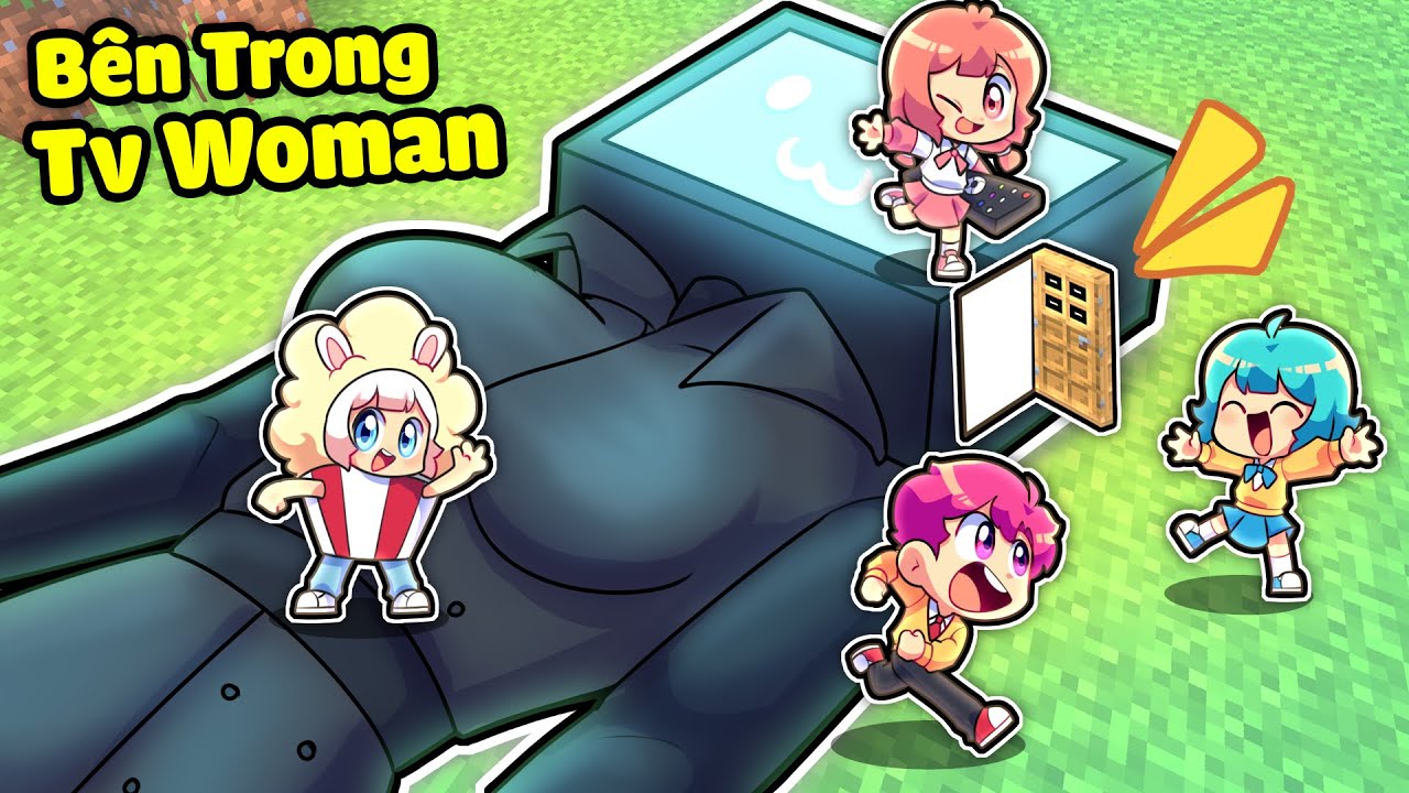 HIHA VÀ YUMMIE GIẢI CỨU TV WOMAN BẰNG CÁCH CHUI VÀO BÊN TRONG*YUMMIE ...