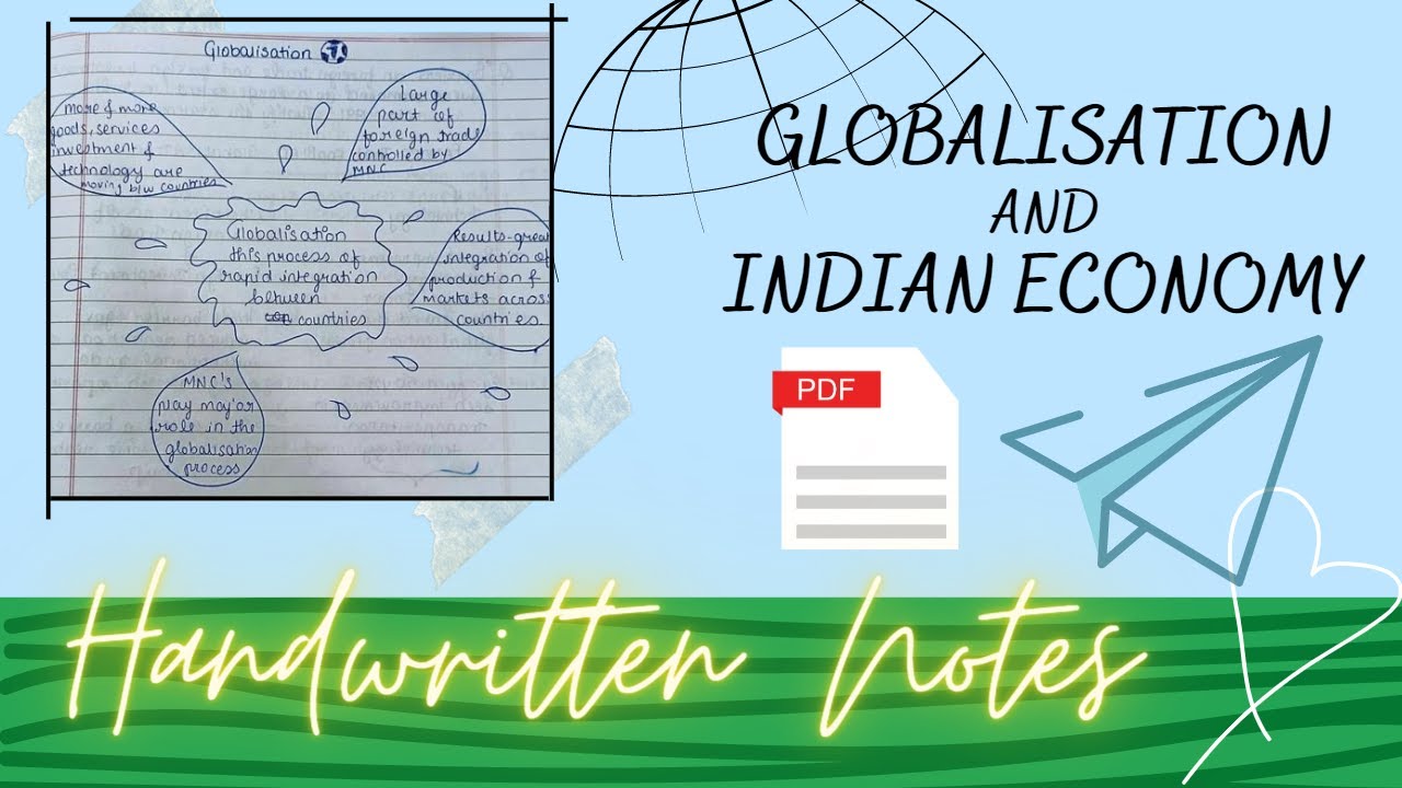 |GLOBALISATION AND INDIAN ECONOMY| FULL NOTES| CLASS 10 | ECONOMICS ...