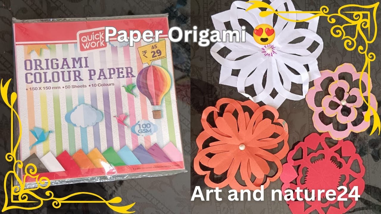 Art of Paper Origami | Easy & Beautiful 😍 Designs for Beginners | Art ...
