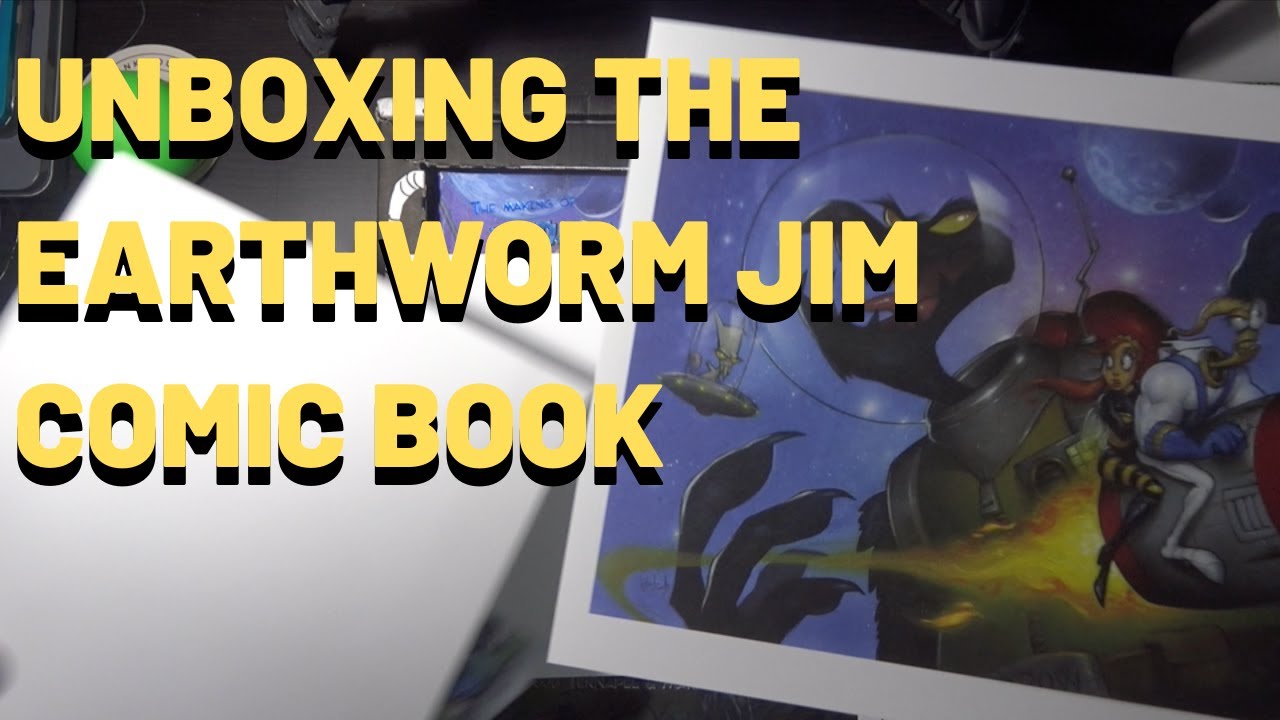 Earthworm Jim: Launch the Cow Indiegogo Unboxing - YouTube