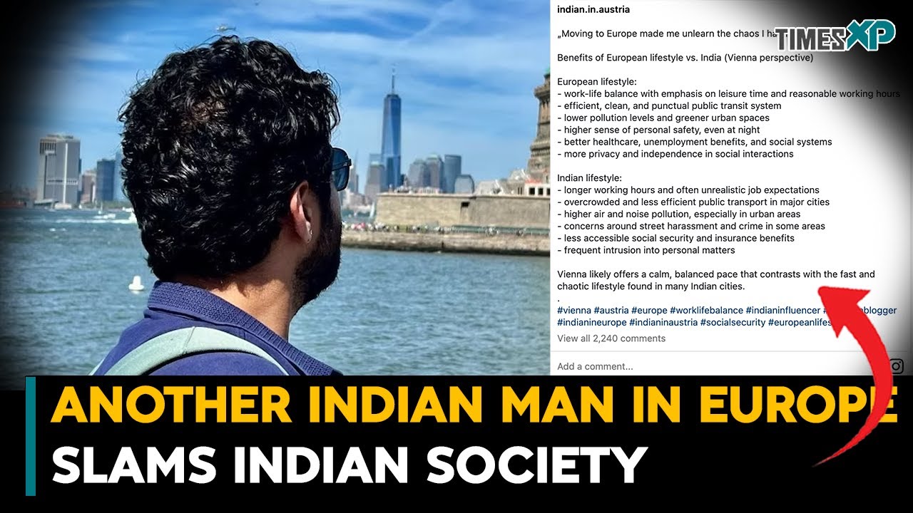 Another Indian Man In Europe Slams Indian Society - YouTube