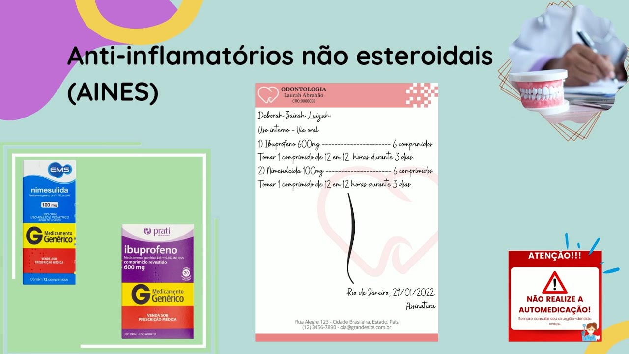 O Segredo da Prescrição - AINES (Anti-Inflamatórios Não Esteroidais ...