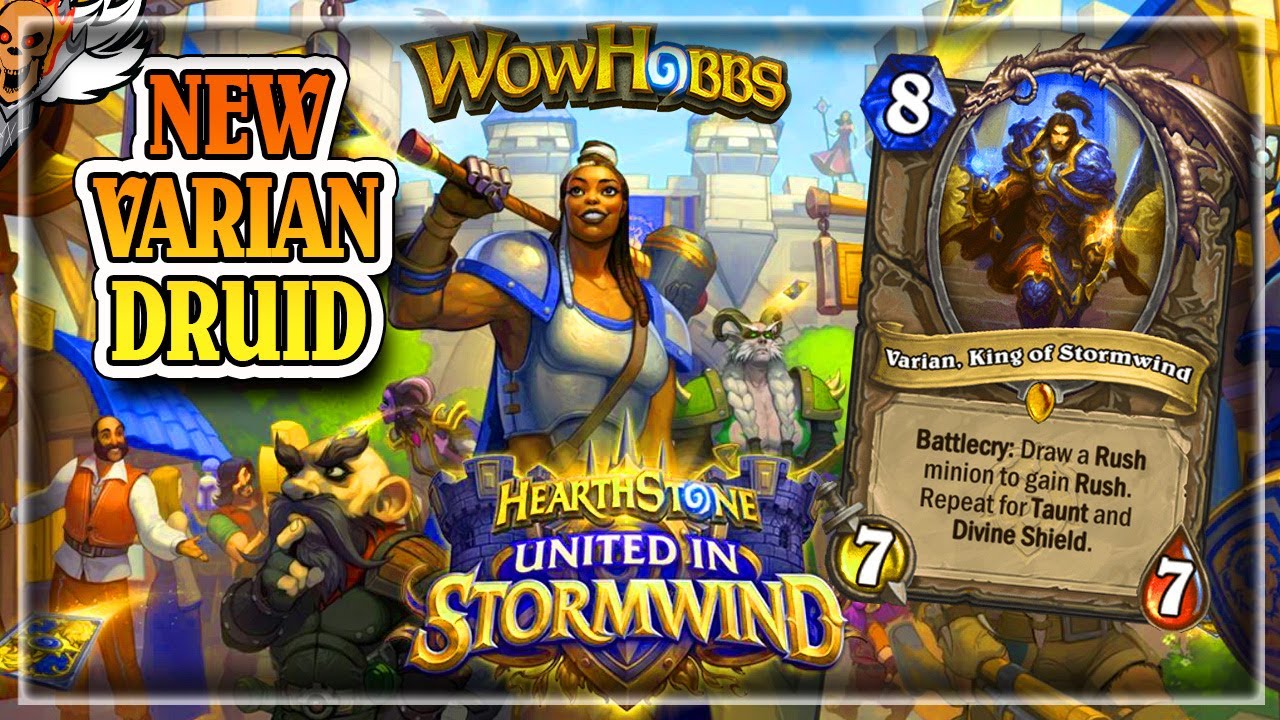 Varian King of Stormwind - Hearthstone United in Stormwind - YouTube