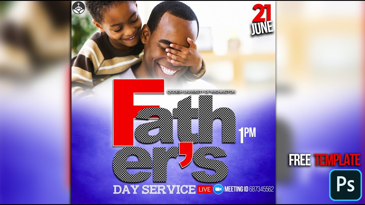 How To Design A Church Flyer In Photoshop 2020 Father s Day Flyer how-to-design-a-church-flyer-in-photoshop-2020-father-s-day-flyer