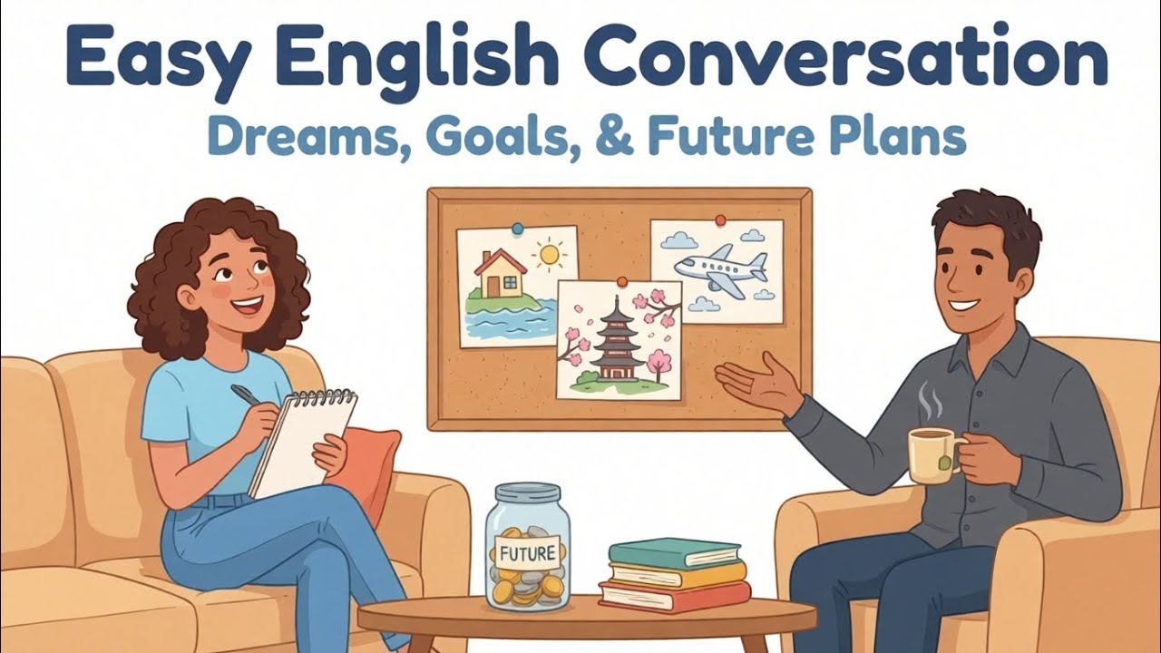 Talk About Your Dreams in English | Goals & Future Plans | Easy English ...