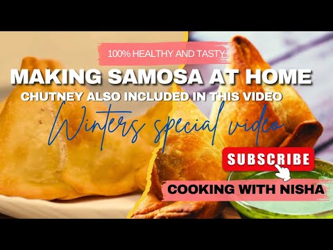 घर पर बनाये ताज़ा गरम समोसे बिलकुल ठेले वाले | winter special video ...