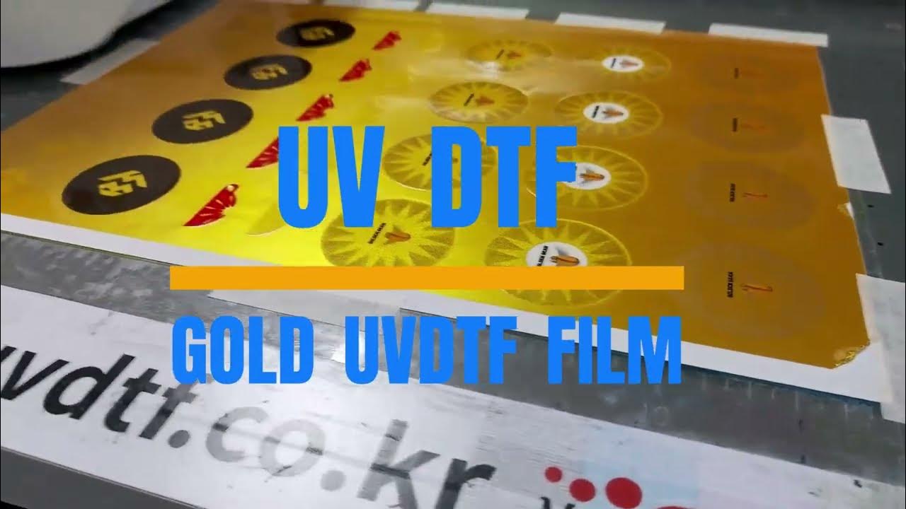 Gold UVDTF Print - YouTube