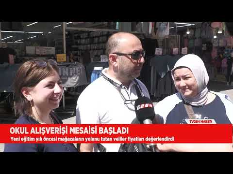 Okullar açılmadan aileleri alışveriş telaşı sardı