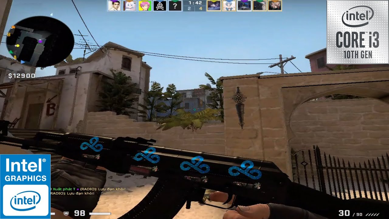 CS:GO : Intel i3 1005G1 + Intel UHD Graphics 600 | LOW SETTING - YouTube