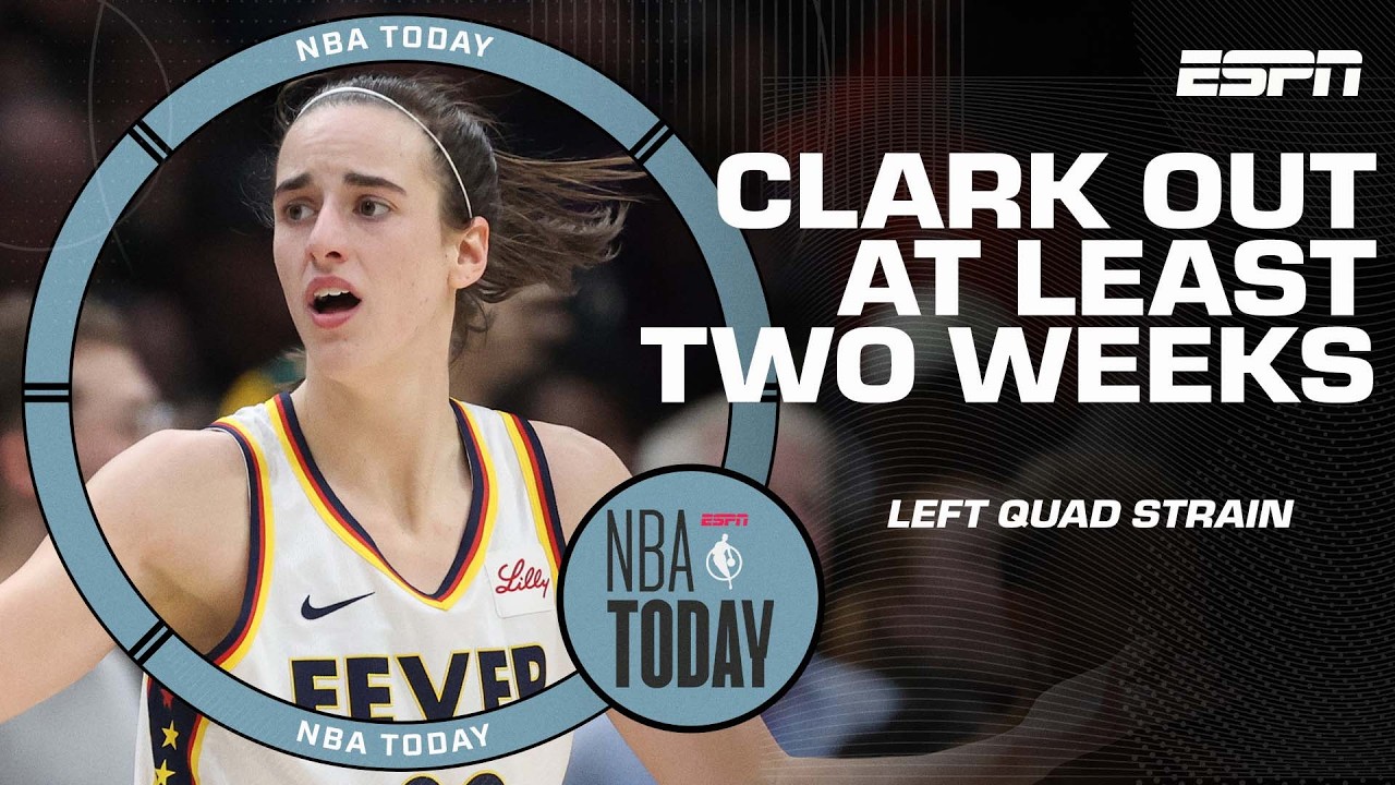 How serious is Caitlin Clark’s left quad strain? Alexa Philippou’s ...