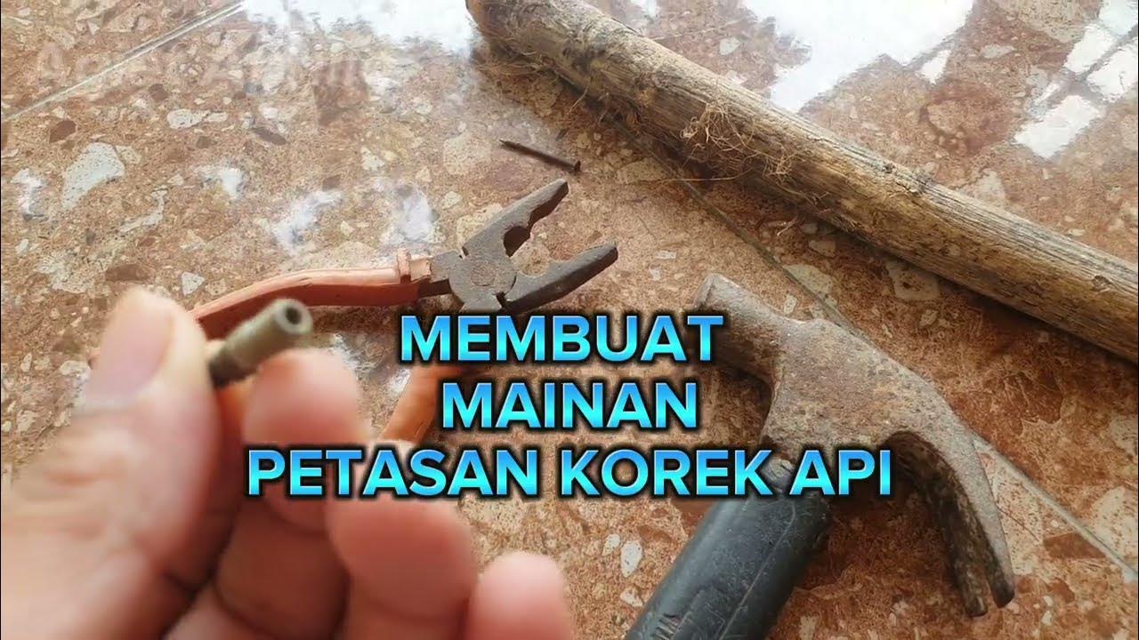 Membuat mainan petasan dari Korek api - YouTube