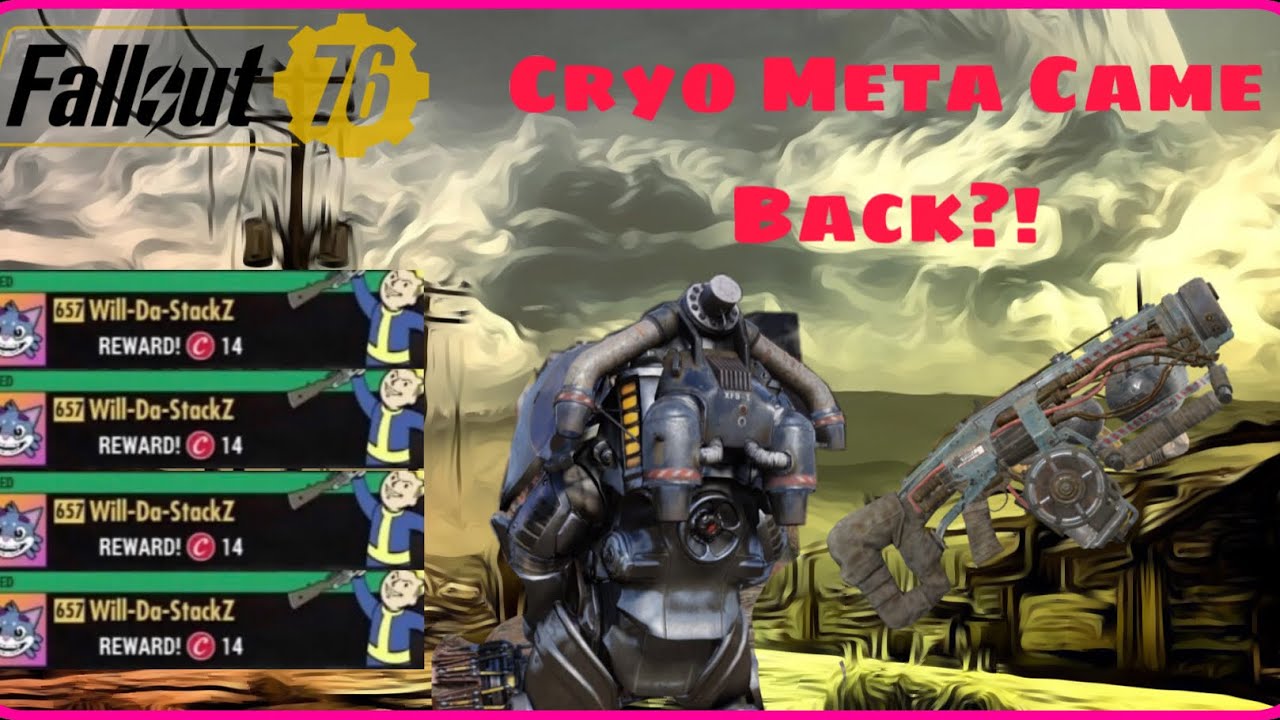 Fallout 76 PvP - The Cryo Meta Came Back Again? ( CRYO META 3.0 ) - YouTube