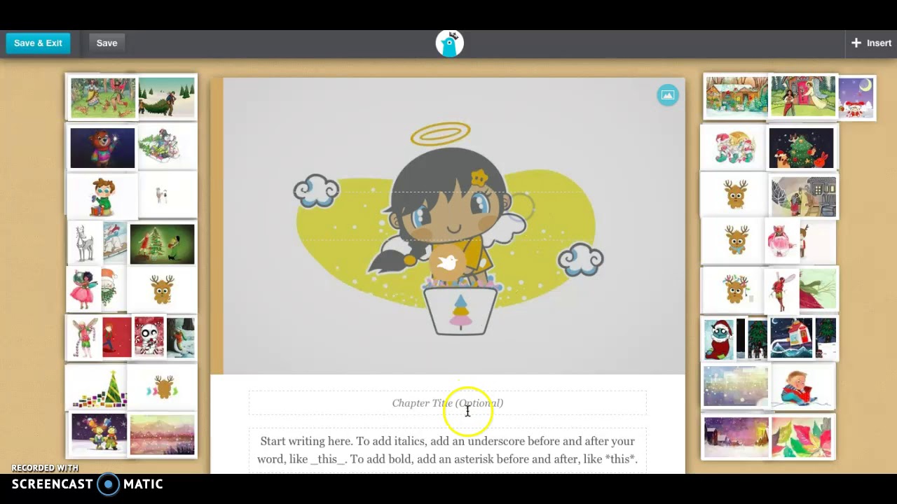 How to create a story on Storybird? - YouTube