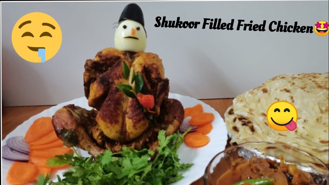 Filled Chicken | Kozhi Nirachath | Fried filled chicken Recipe ...