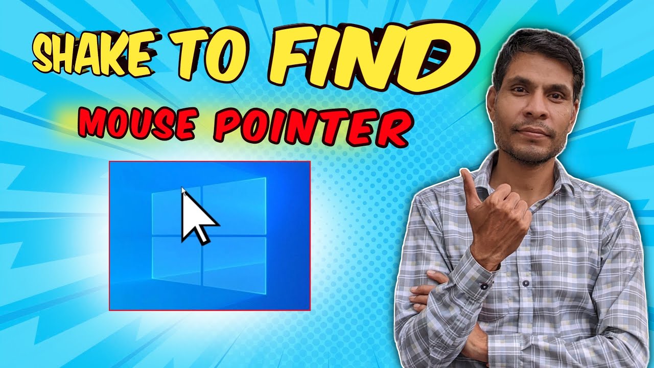 Lost Your Mouse Pointer? Try Shake to Find Mouse Pointer! - YouTube