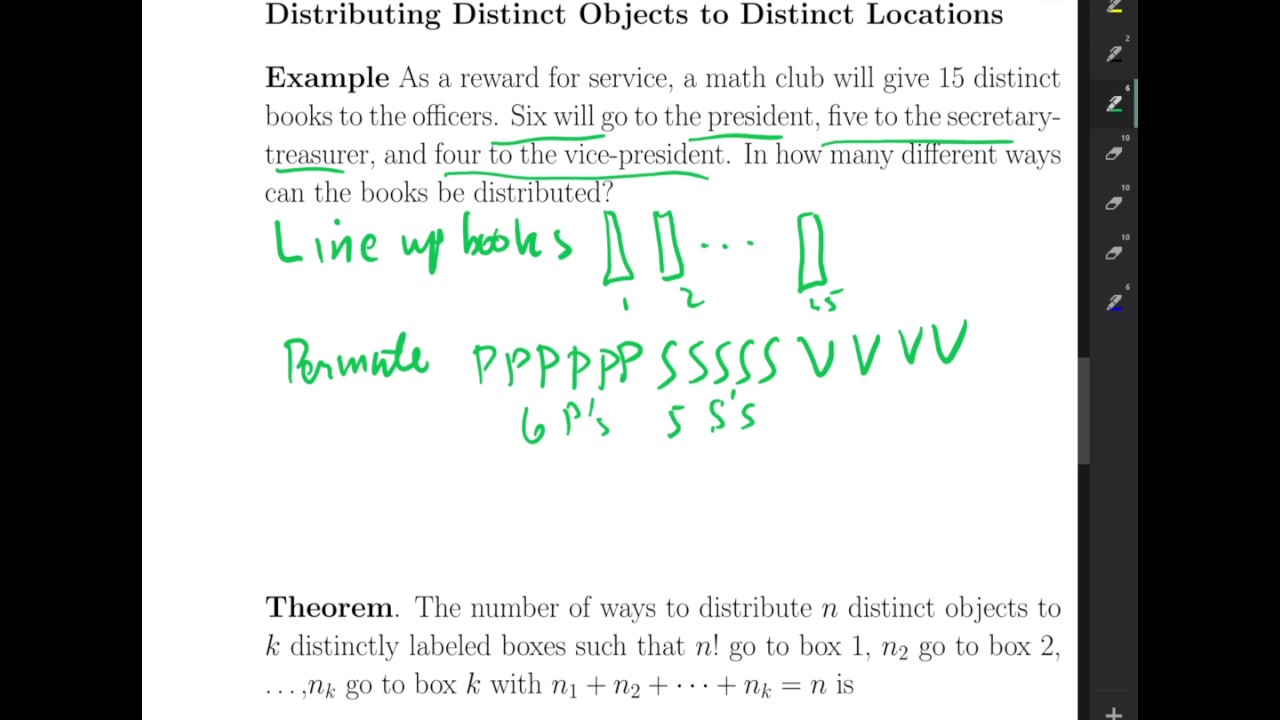 1 19 Distributing Distinct Objects YouTube 1-19-distributing-distinct-objects-youtube