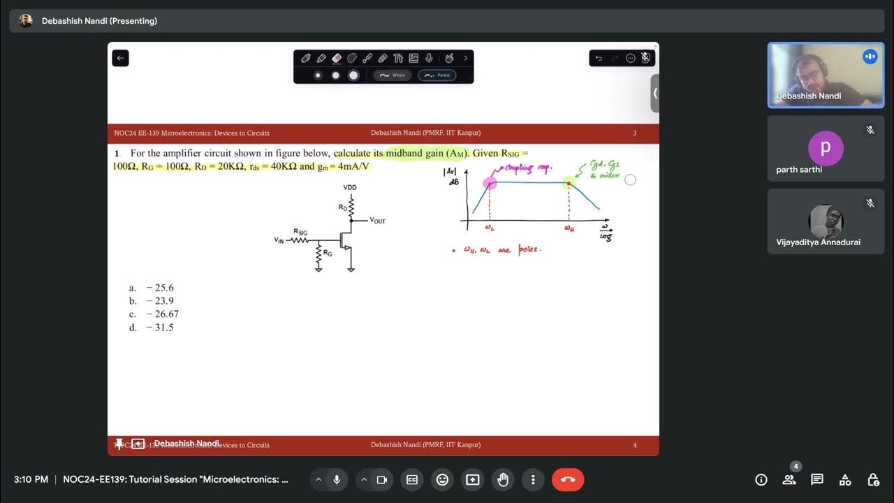 Week-9 Tutorial (Microelectronics: Devices to Circuits) : NPTEL NOC24 EE-139, Y2024 - YouTube