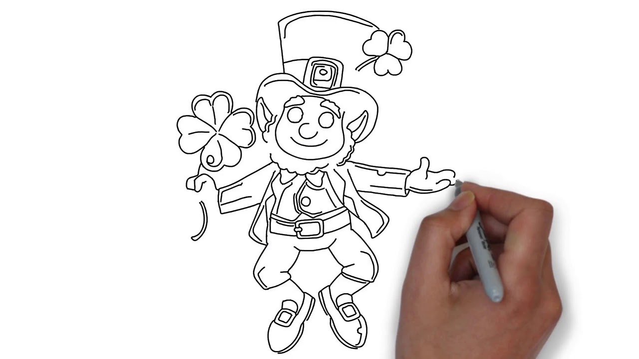 Como Dibujar un Duende Paso a Paso Facil para Niños Video Tutorial ...