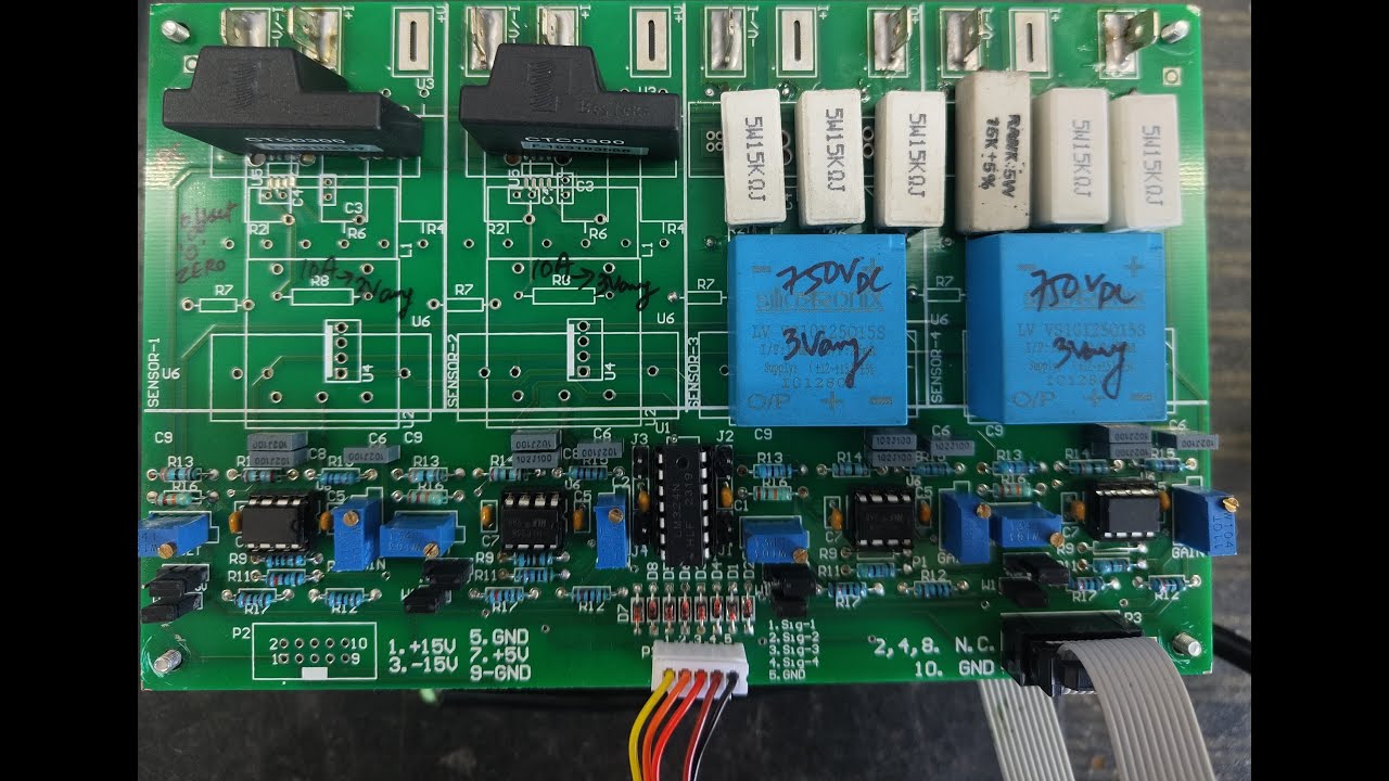 04 Channel Hall Sensor Card with Power Supply | 2 DC Voltage 2 DC ...