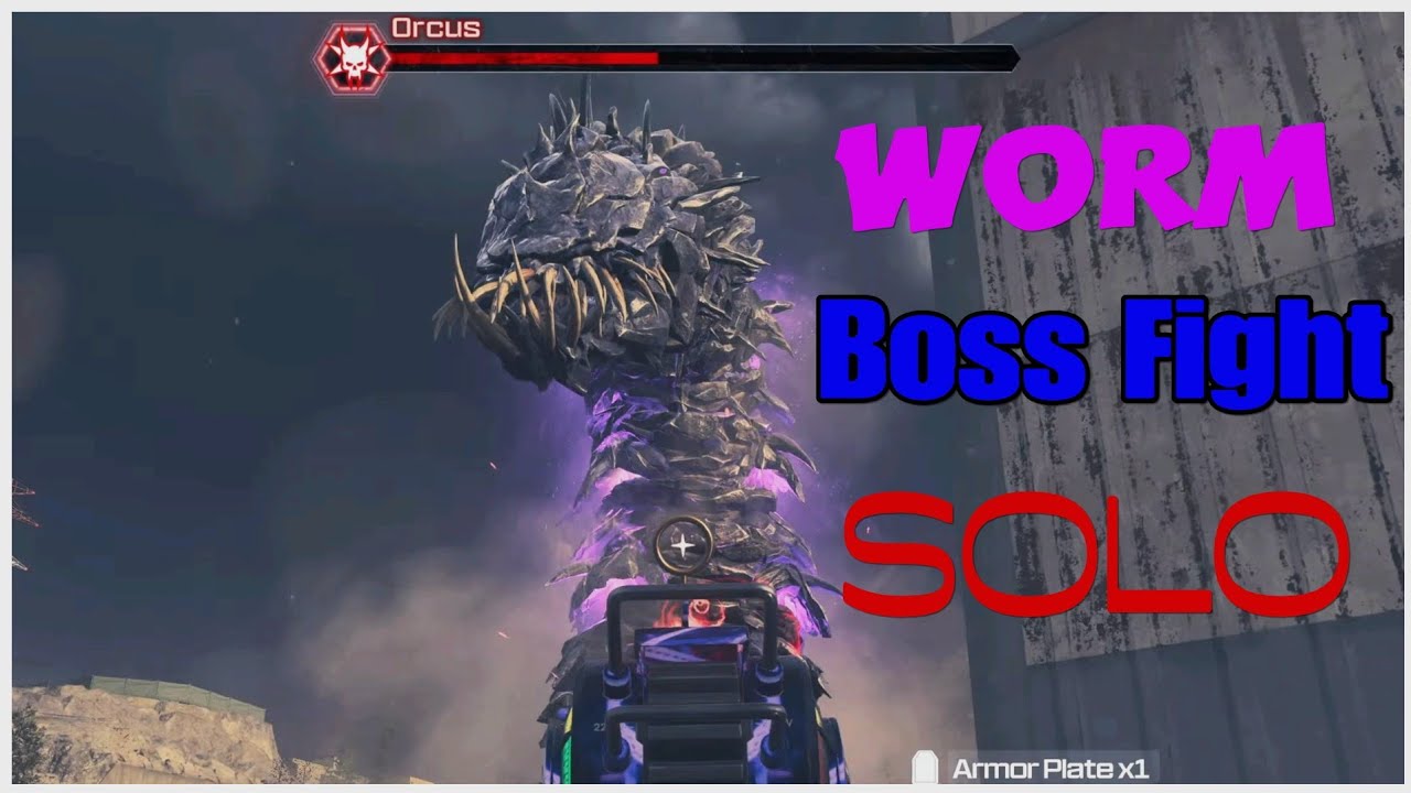 MWZ The Worm Solo Boss Fight With Cutscene - YouTube