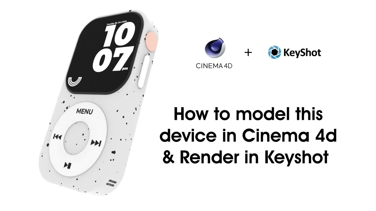 Cinema 4D & Keyshot Tutorial - Learn to Model this Device C4D & Keyshot ...