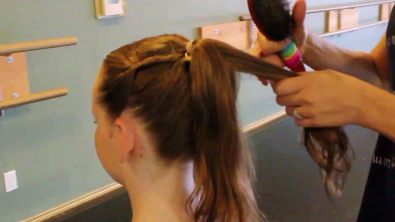 Ballet Bun Tutorial for Medium to Thick Hair - YouTube