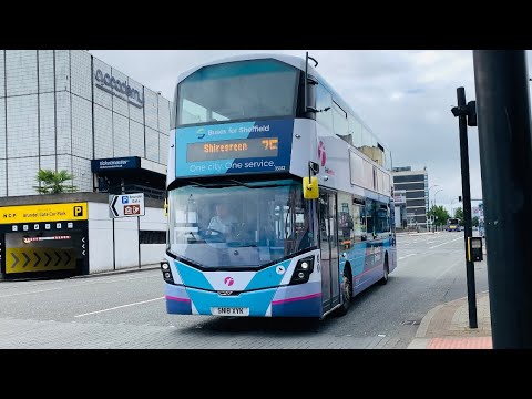 First Bus Sheffield 35313 On 75 From Jordanthorpe To Shiregreen - YouTube