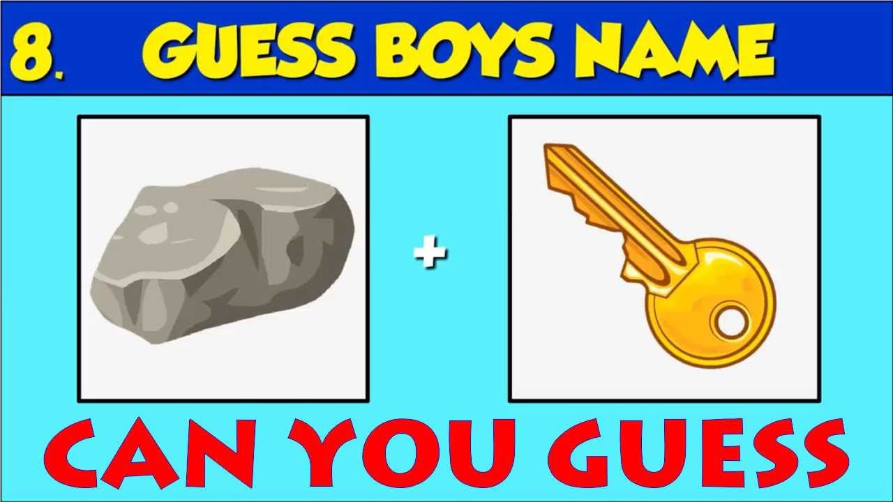 Guess the boy name by emoji | Guess The Boys Name by Emoji Challenge # ...