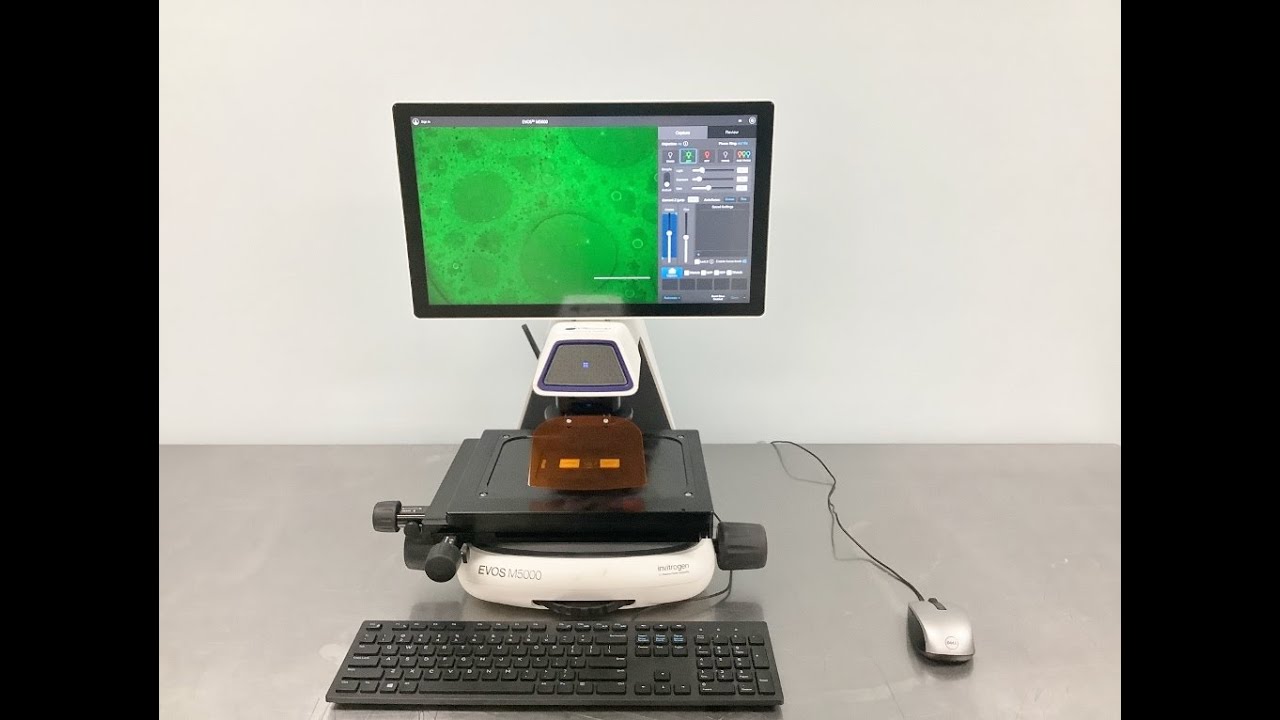 Invitrogen Evos M5000 Imaging System Video ID 25650 - YouTube