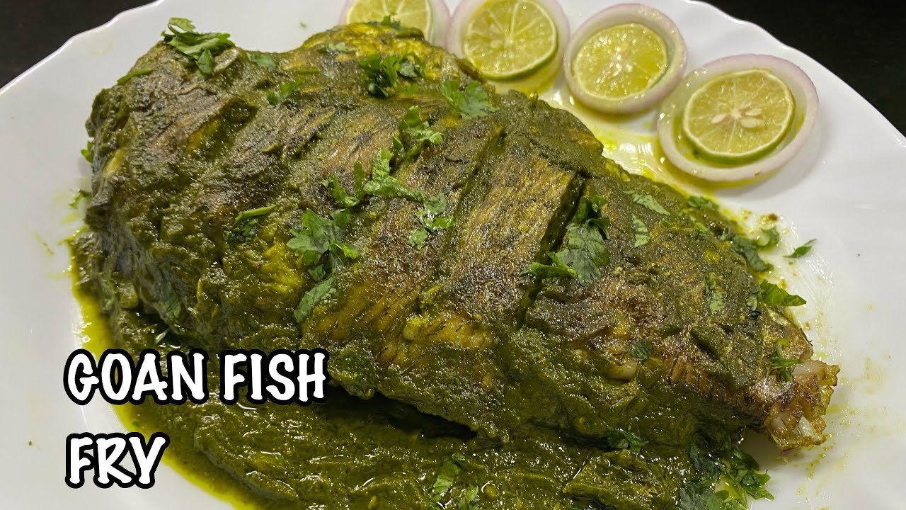 Goan Fish Fry Recipe | Goan Fish Fry in Green Masala | Easy and Quick ...