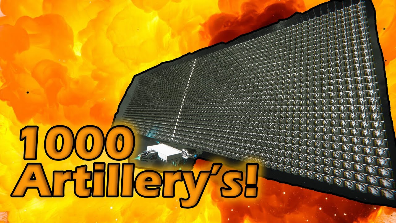 1000 Artillery Turret! : Space Engineers - YouTube