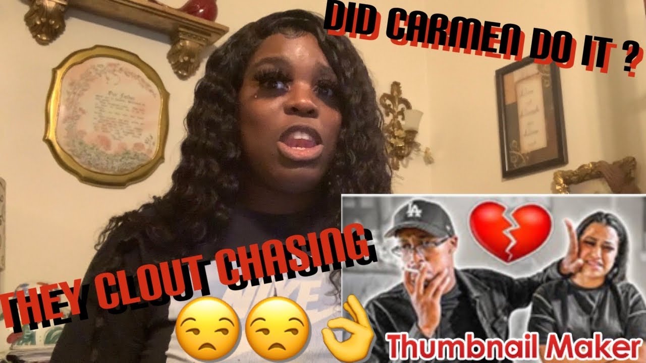 CARMEN & COREY| I'M LEAVING HER...PRANK REACTION|SHE WRONG!!!! - YouTube