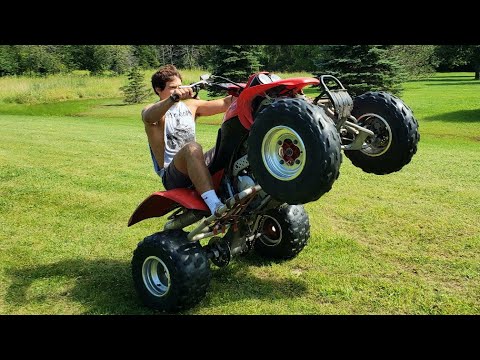 THIS COULD HAVE BEEN BAD! (Almost Wrecked Honda 400ex) - YouTube