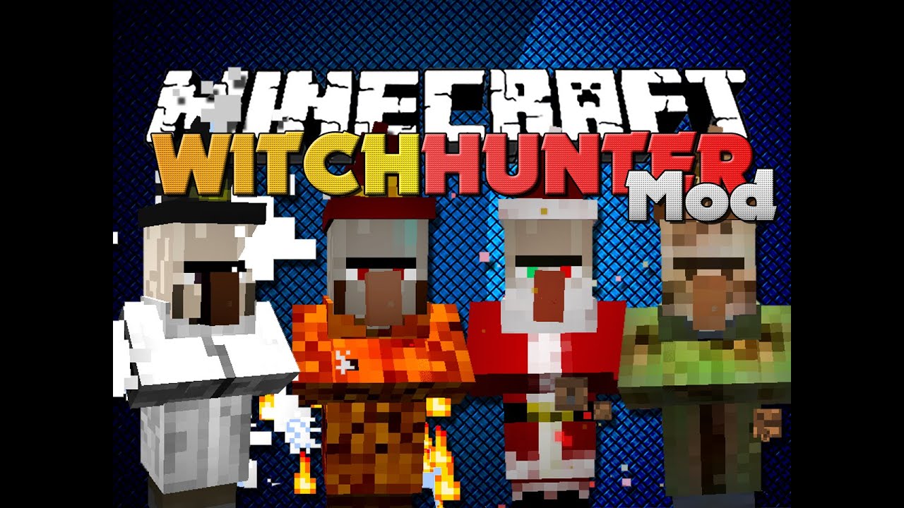 Minecraft Mods - WITCH HUNTER MOD - BE A HUNTER OF WITCHES! - YouTube
